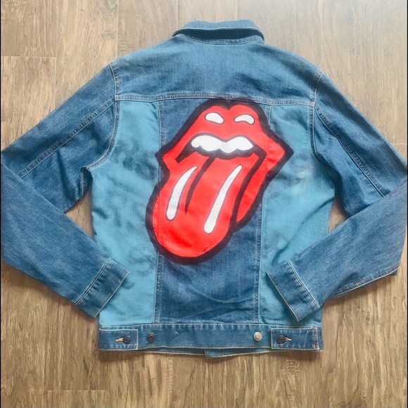 Jackets & Coats | New Custom Rock And Roll Denim Jacket | Poshmark